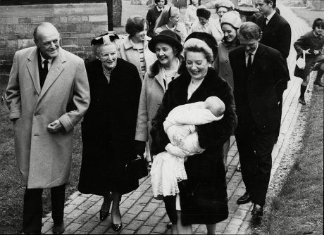 Christening Jennie Spencer Churchill Shows Winston Editorial Stock ...
