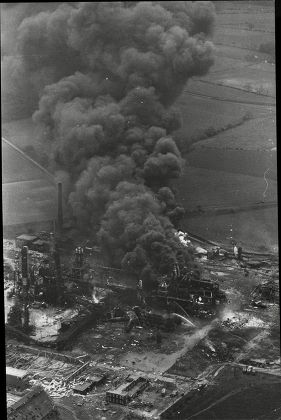 Aerial View After Explosion Flixborough Nypro Editorial Stock Photo ...