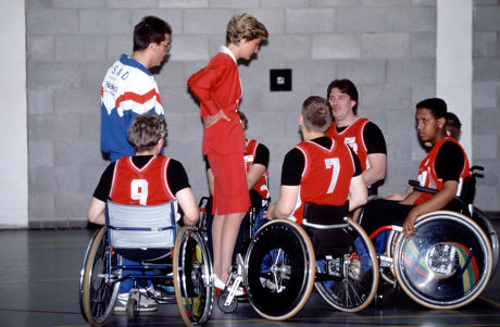 Princess Diana Disabled Basketball Players Editorial Stock Photo ...