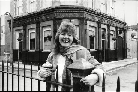 Author Jilly Cooper Outside Queen Victoria Editorial Stock Photo ...