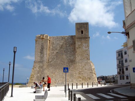 St Pauls Bay Tower Known Wignacourt Editorial Stock Photo - Stock Image ...