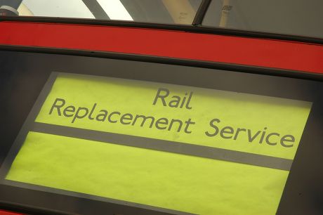 Bus Rail Replacement Service Editorial Stock Photo - Stock Image ...