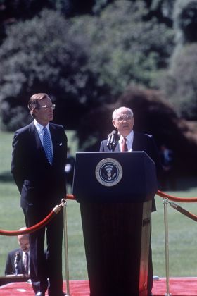 Mikhail Gorbachev George Hw Bush Editorial Stock Photo - Stock Image ...