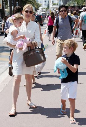 Kelly Rutherford Daughter Helena Grace Son Editorial Stock Photo ...