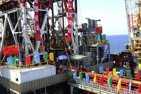 Deepwater Drilling Rig Cnooc 981 South Editorial Stock Photo - Stock ...