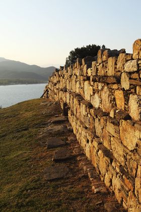 Perimeter Wall Stageira Mount Athos Greece Editorial Stock Photo ...