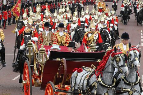 Carriage Procession Down Mall Editorial Stock Photo - Stock Image ...