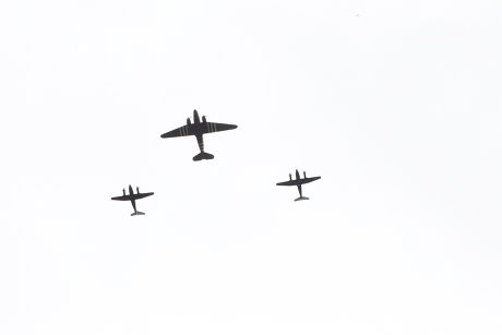 Planes Fly Overhead Editorial Stock Photo - Stock Image | Shutterstock