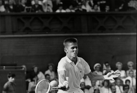 Dennis Ralston Tennis Player Action On Editorial Stock Photo - Stock ...