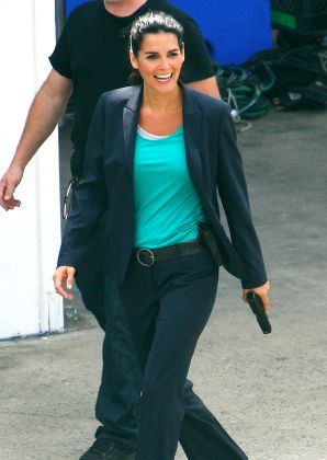 'Rizzoli and Isles' TV programme on set filming, Los Angeles, America ...