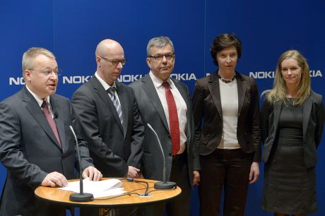 Nokia Ceo Stephen Elop L Presents Editorial Stock Photo - Stock Image ...