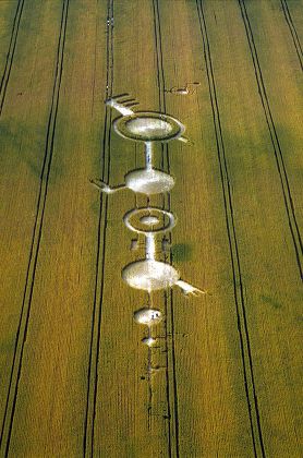 Agriculture Corn Crop Circles 1990 Editorial Stock Photo - Stock Image ...
