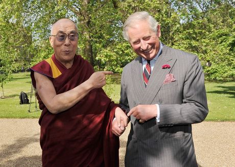 His Holiness Dalai Lama Prince Charles Editorial Stock Photo - Stock ...
