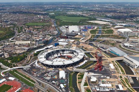Aerial Image Over Olympic Park Stratford Editorial Stock Photo - Stock ...