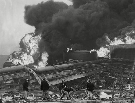 Aerial View After Explosion Flixborough Nypro Editorial Stock Photo ...