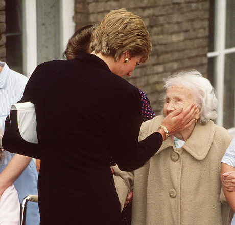Diana Visiting Lord Gage Centre Editorial Stock Photo - Stock Image ...