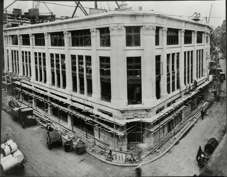Northcliffe House Under Construction July 1926 Redakčních stock ...
