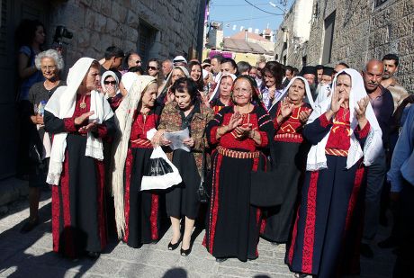 Palestinians Sing Folk Songs Part Palestinian Editorial Stock Photo ...