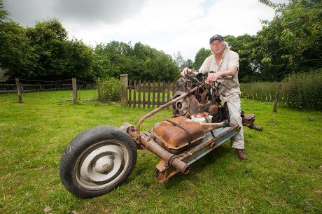__COUNT__ Man builds working motorcycle out of car parts after getting ...