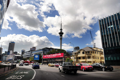 Auckland City Centre Buildings New Zealand Editorial Stock Photo ...