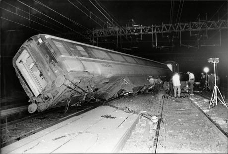 Salvage Teams Work On Derailed Intercity Editorial Stock Photo - Stock ...