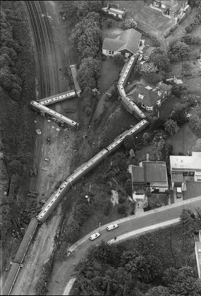 Railway Train Crash Britain Morpeth Curve Editorial Stock Photo - Stock ...