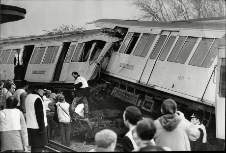 Railway Underground Tube Train Crash Britain Editorial Stock Photo ...