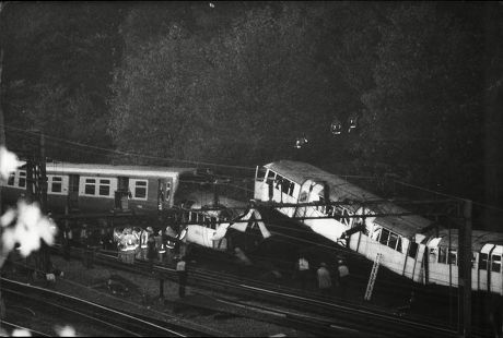 Railway Train Crash Britain 1986 Watford Editorial Stock Photo - Stock ...