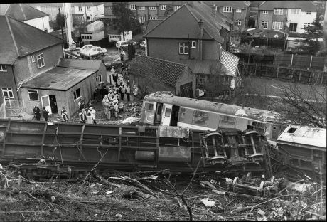 Railway Train Crash Britain Purley 1989 Editorial Stock Photo - Stock ...