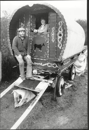 Old Time Gypsies Their Caravans New Editorial Stock Photo - Stock Image ...
