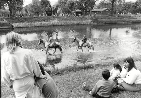 Gypsies On Their Horses River Being Editorial Stock Photo - Stock Image ...