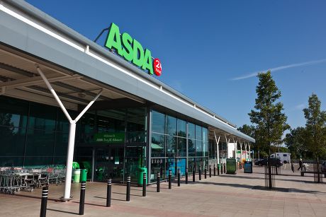 Asda Store Front Entrance Bury St Editorial Stock Photo - Stock Image ...