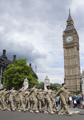 Members British Armys 20 Armoured Brigade Editorial Stock Photo - Stock ...