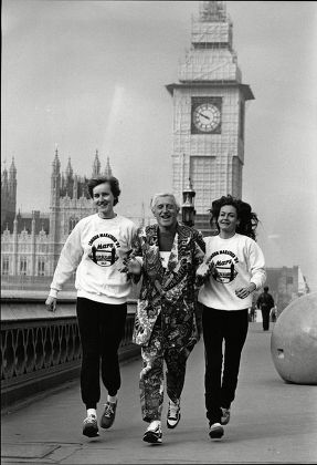 Jimmy Savile Launches 1984 London Marathon Editorial Stock Photo ...