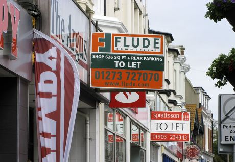 High Street Worthing Town Centre Let Editorial Stock Photo - Stock ...