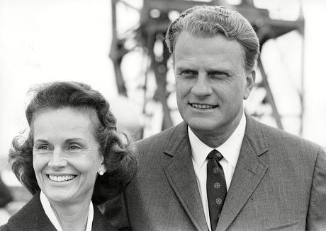 American Evangelist Billy Graham Wife Arrive Editorial Stock Photo ...