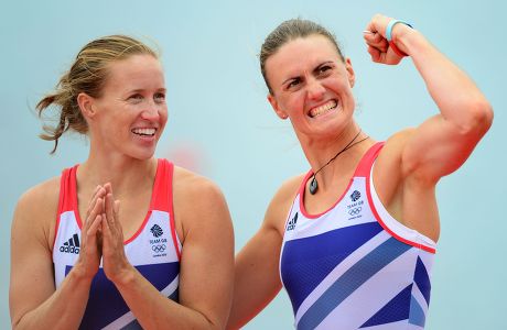 Heather Stanning Helen Glover Great Britain Editorial Stock Photo ...