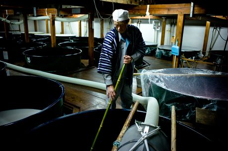 Sake Being Made Fermented Rice Sake Editorial Stock Photo - Stock Image ...
