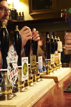 Barman Beer Pumps Bar Editorial Stock Photo - Stock Image | Shutterstock