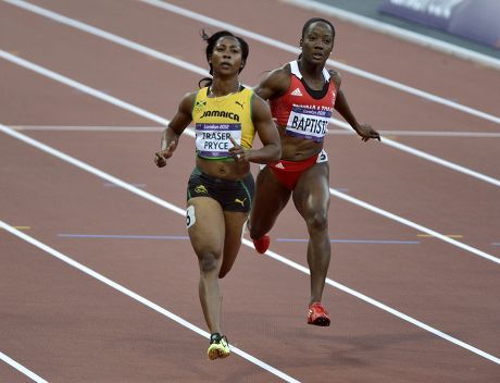 Womens 100m Semi Final Jamaicas Shellyann Editorial Stock Photo - Stock ...