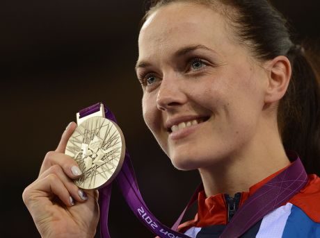 Victoria Pendleton Wins Silver Medal During Editorial Stock Photo ...