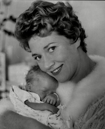 Rona Anderson Actress Her New Born Editorial Stock Photo - Stock Image ...