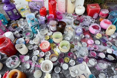 Candles Tributes Bus Stop Where Tia Editorial Stock Photo - Stock Image ...