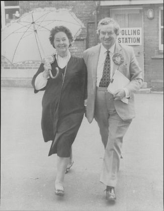 Labour Party Mp Denis Healey Wife Editorial Stock Photo - Stock Image ...