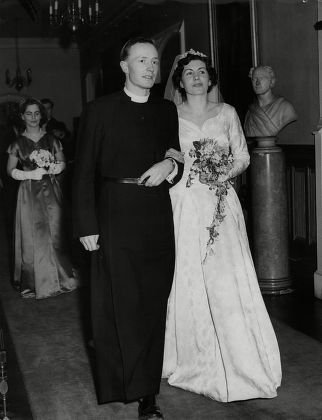 Archbishop Canterbury His Secretary Miss Anne Editorial Stock Photo ...