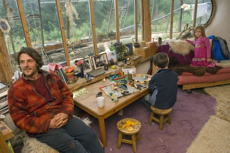 Lammas Tir Y Gafel Eco Village Editorial Stock Photo - Stock Image ...
