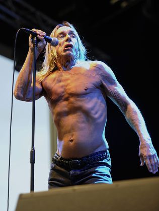 Iggy Pop in concert, Grona Lund, Stockholm, Sweden - 10 Aug 2012 Stock ...