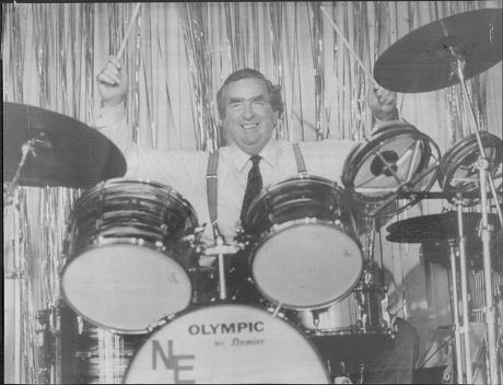 Labour Mp Denis Healey Playing Drums Editorial Stock Photo - Stock ...