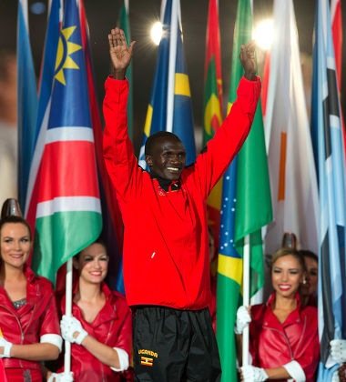 Gold Medalist Stephen Kiprotich Uganda Poses Editorial Stock Photo ...