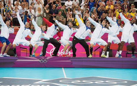 The 2012 London Olympic Games, Handball, Britain - 12 Aug 2012 Stock ...